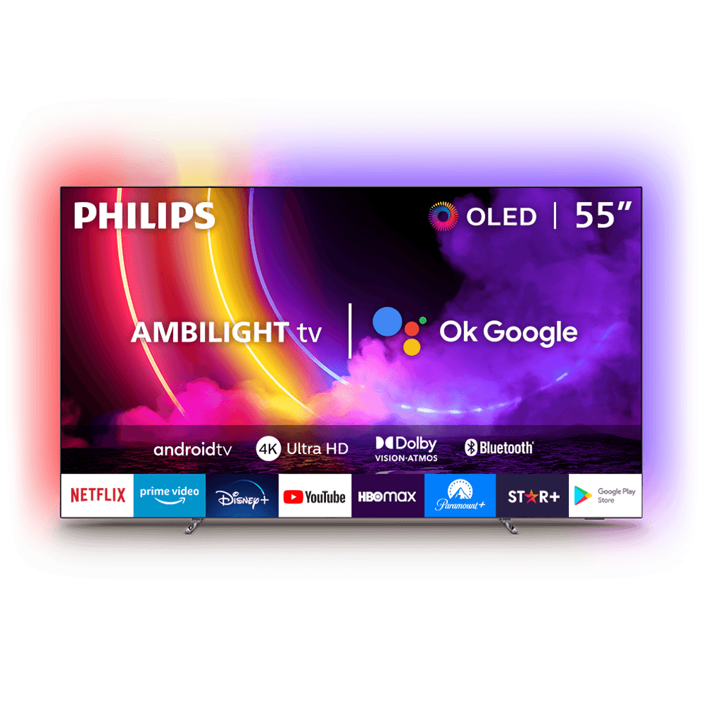 Philips TPV BT - OLED Philips Ambilight 55” UHD 4K 55OLED707 Android Smart TV | Ofertitas